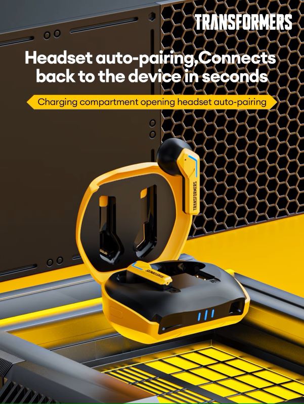 Audífonos Transformers Autobots TF-T06 Yellow 🎧 | Bluetooth 5.3 | Modo – PerfectaTienda